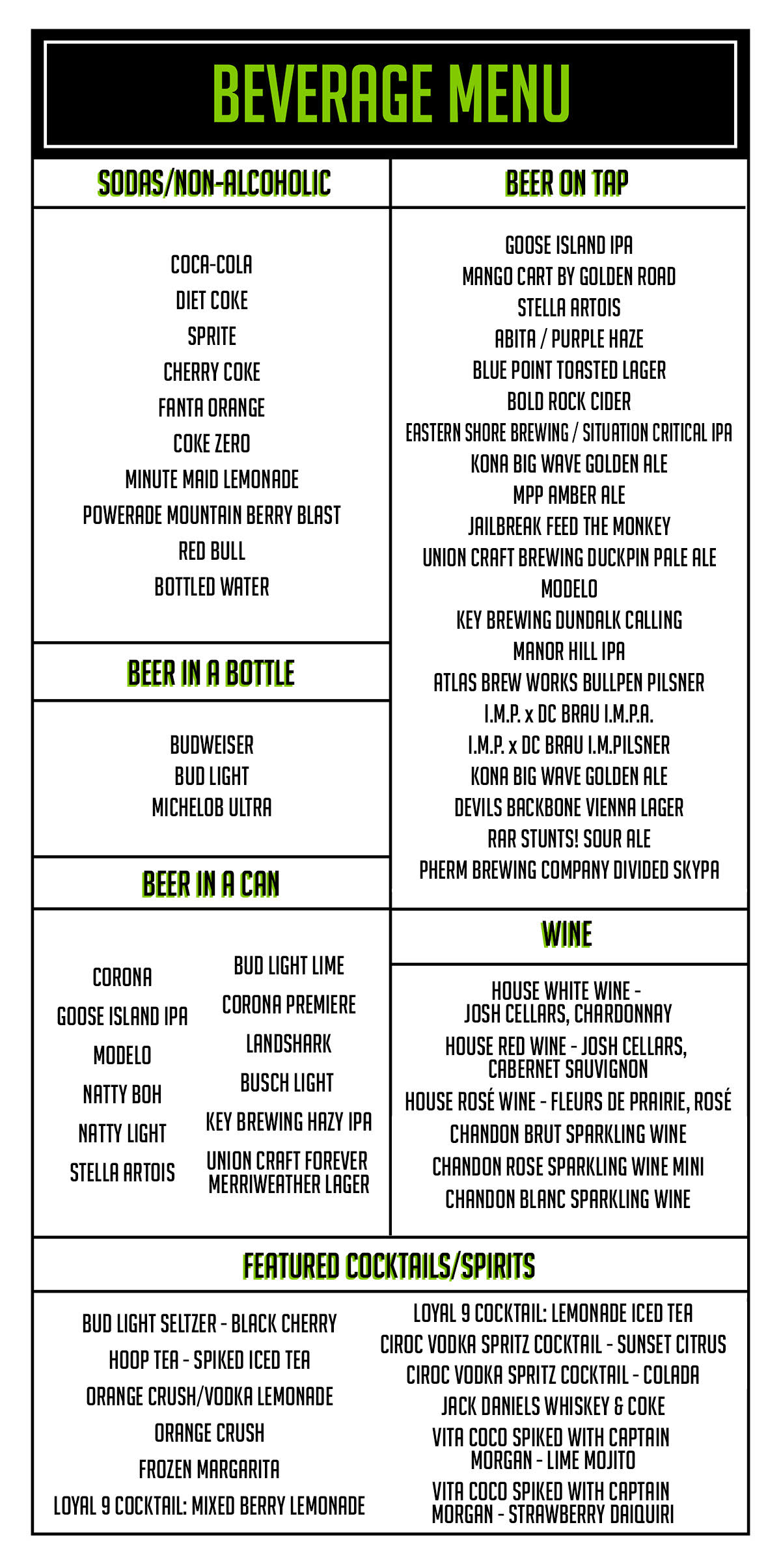 Food and Beverage – Merriweather