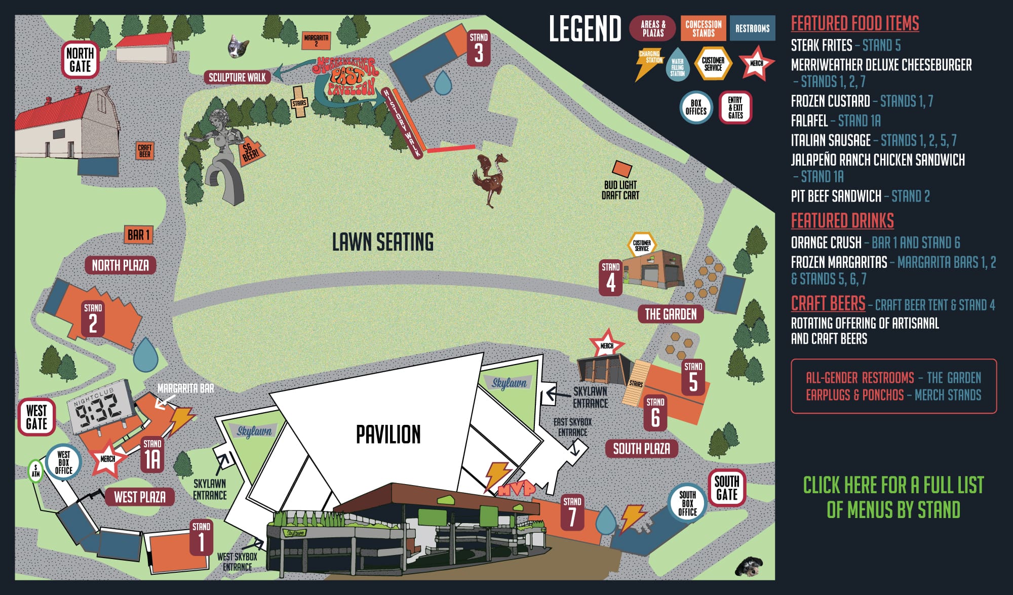 Venue Map - Merriweather