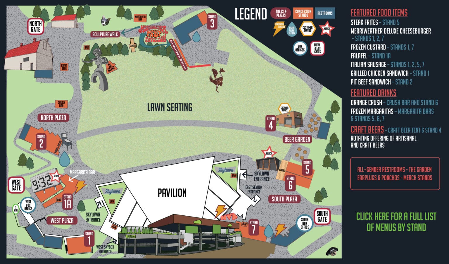 Venue Map - Merriweather